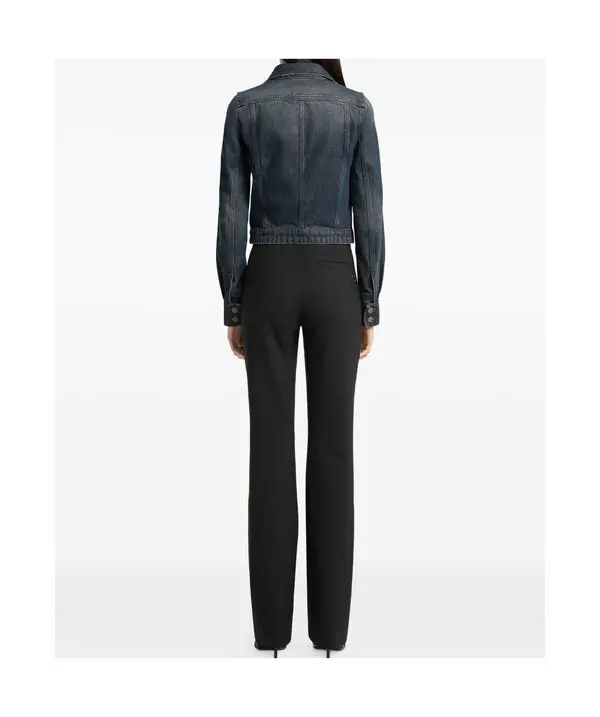COURREGES Reedition Logo-embroidered Denim Jacket