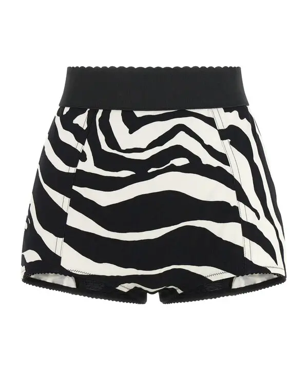 Dolce & Gabbana Zebra Print Shorts