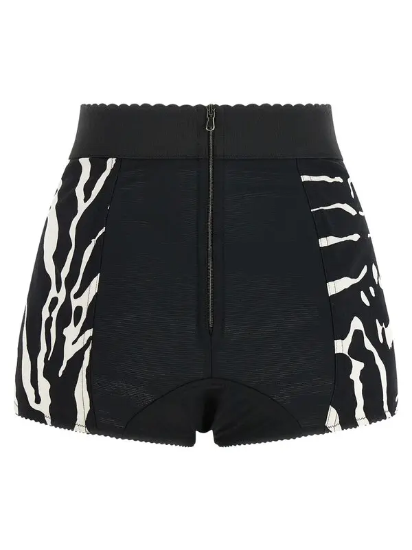 Dolce & Gabbana Zebra Print Shorts