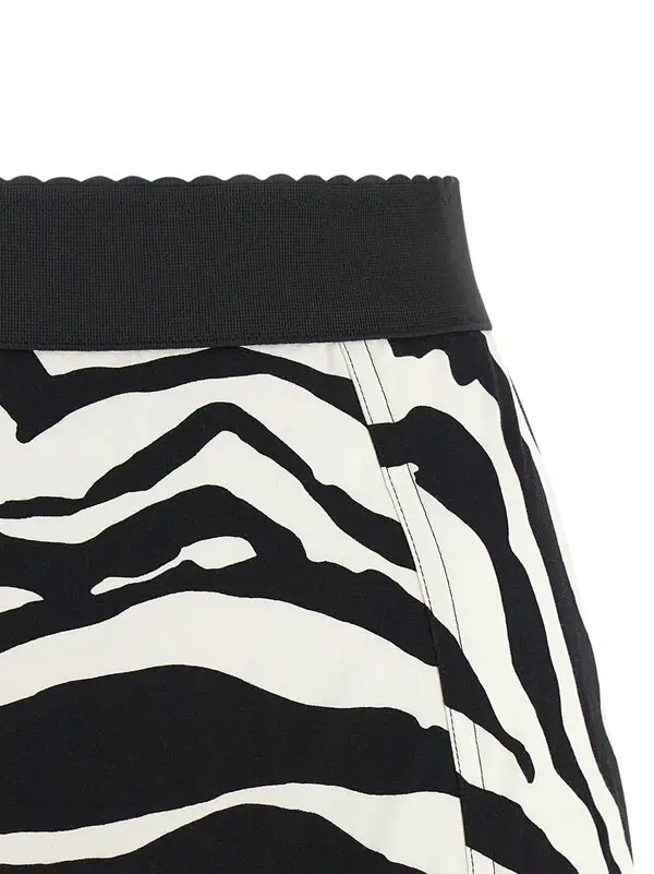 Dolce & Gabbana Zebra Print Shorts