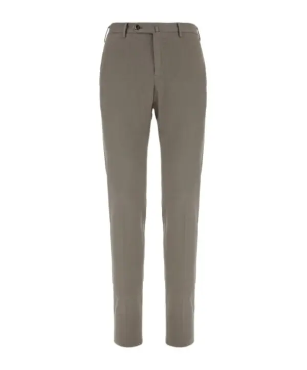 PT TORINO Tailored Trousers With Belt Loops - Gray