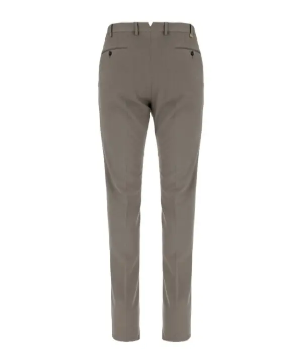 PT TORINO Tailored Trousers With Belt Loops - Gray