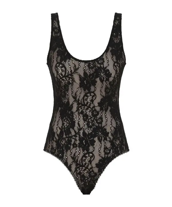 Zimmermann Lace Scoop Bodysuit