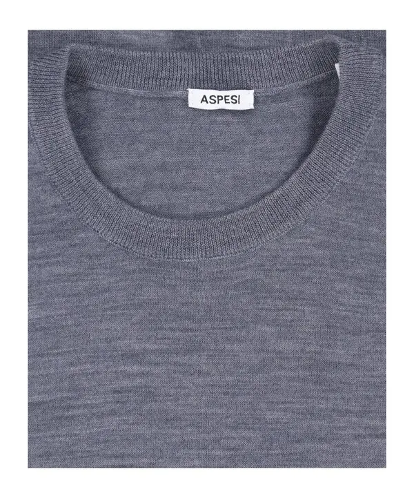 Aspesi Lightweight Crew-neck Knit Top