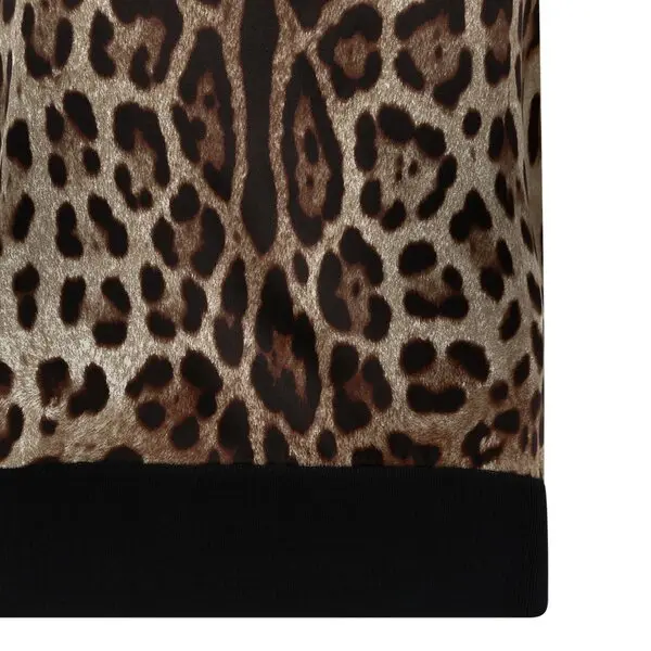 Dolce & Gabbana Leopard Print Sleeveless Top