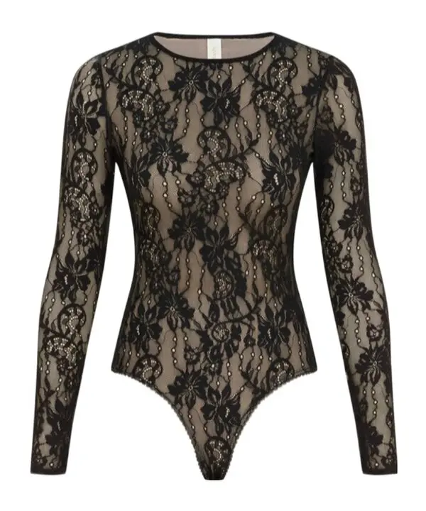 Zimmermann Lace Bodysuit - Black