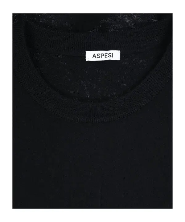 Aspesi Lightweight Crew-neck Knit Top