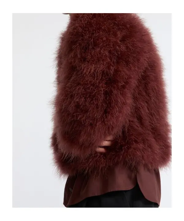 YVES SALOMON Feather-embellished Jacket