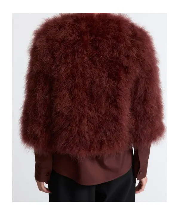 YVES SALOMON Feather-embellished Jacket