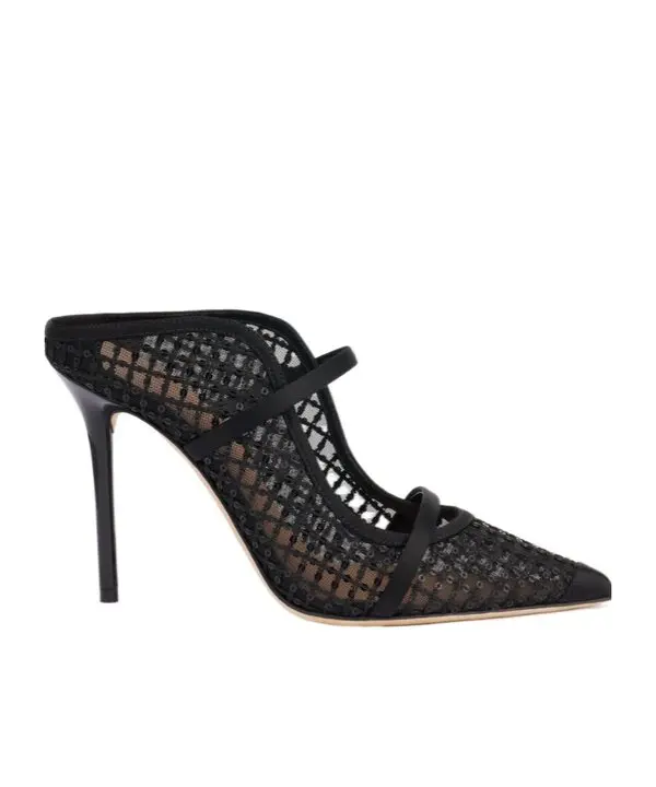 MALONE SOULIERS Maureen 100 Sequin Mesh Mules