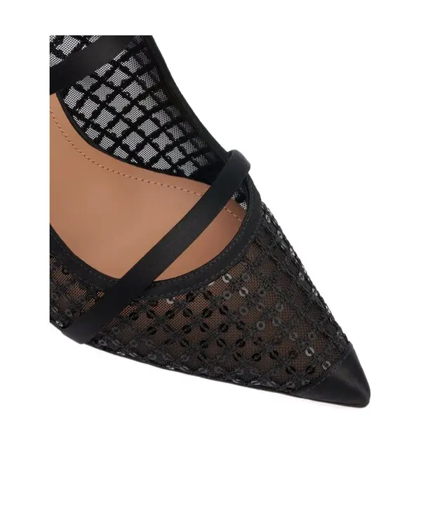 MALONE SOULIERS Maureen 100 Sequin Mesh Mules