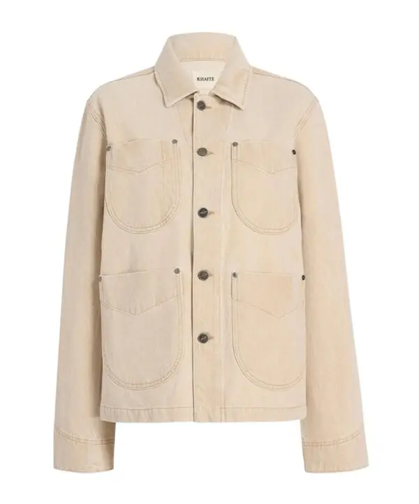 Khaite Wyatt Jacket In Dumas - Beige