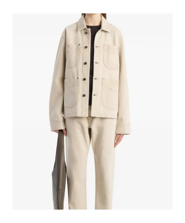 Khaite Wyatt Jacket In Dumas - Beige