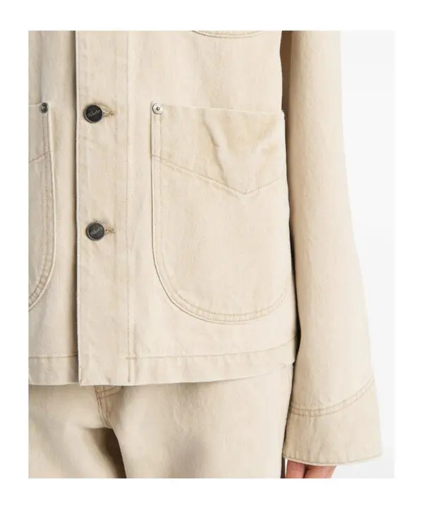 Khaite Wyatt Jacket In Dumas - Beige