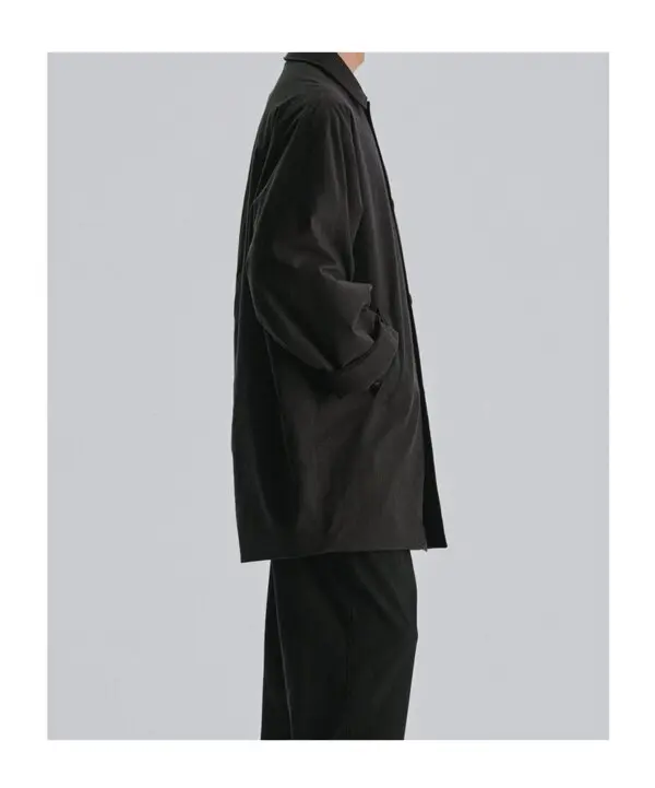 THE ROW Single-breasted Oversized Coat - Black