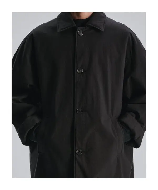 THE ROW Single-breasted Oversized Coat - Black
