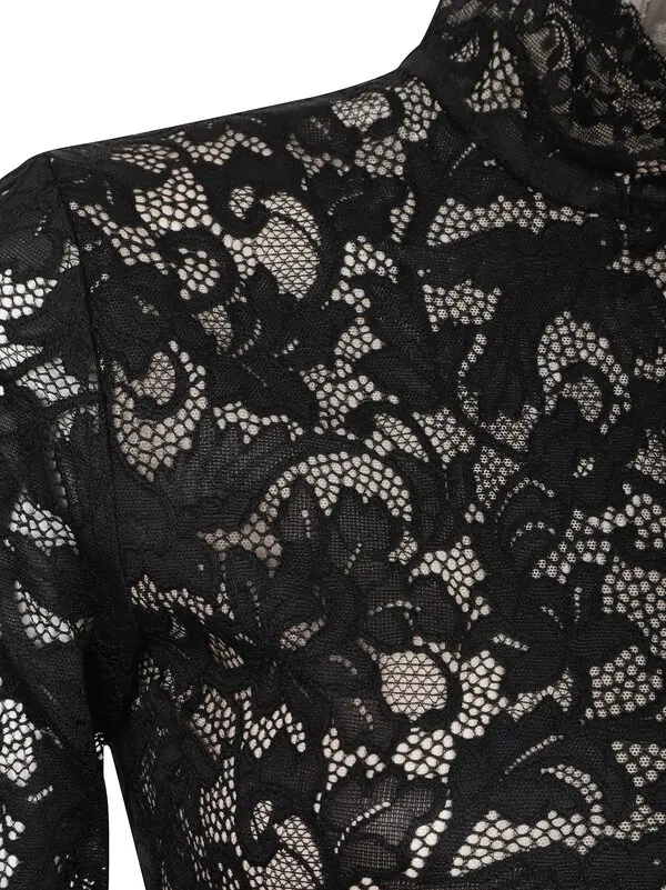 Zimmermann Lace Jersey Maxi Dress
