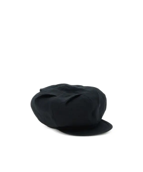 Yohji Yamamoto Tuck Casquette Linen Cap