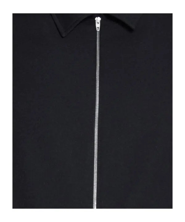 JIL SANDER Zip-up Long-sleeved Jacket - Black