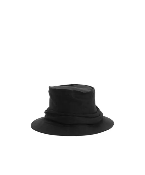 Yohji Yamamoto Draped Bucket Hat