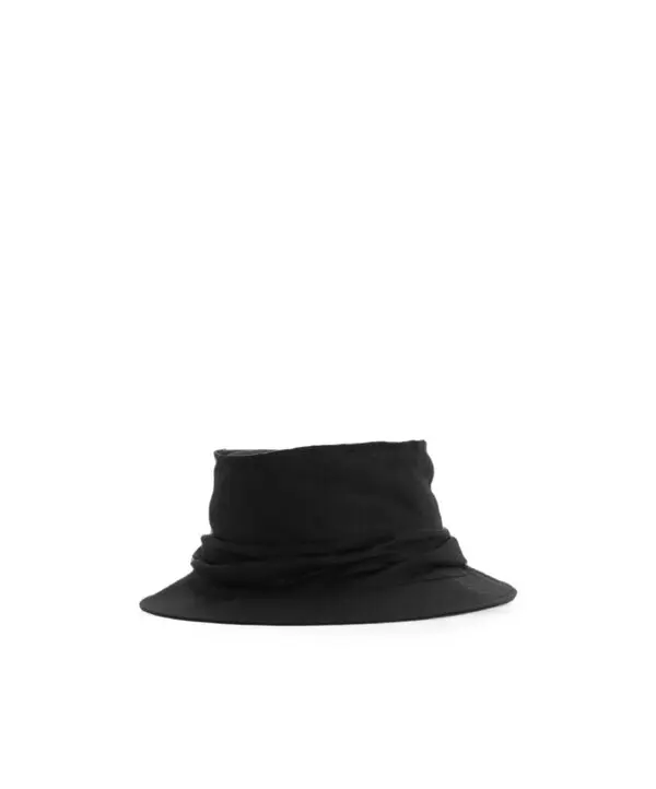 Yohji Yamamoto Draped Bucket Hat
