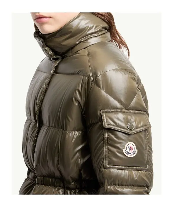 Moncler Cavettaz Hooded Long Down Jacket