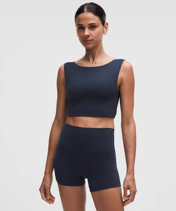 Lululemon Bend This Boat And Scoop Bra - True Navy