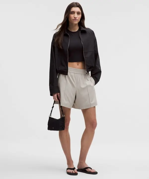 Lululemon Breezily Mid-rise Short 6 - Downtown Tan