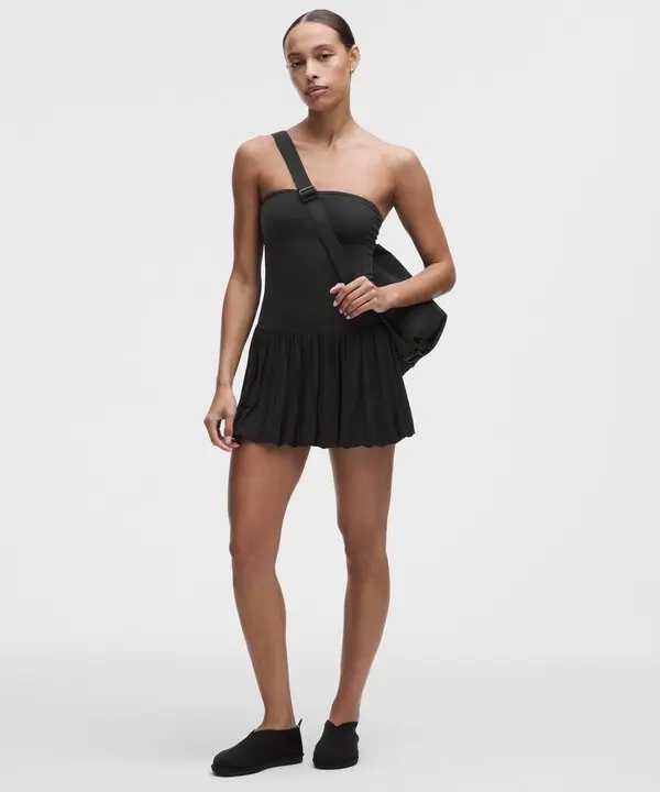 Lululemon 2-in-1 Bubble-hem Mini Dress - Black