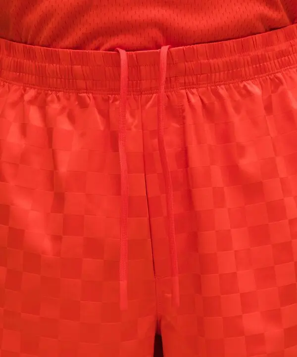 Lululemon Checkerboard Satin Linerless Gym Short 7