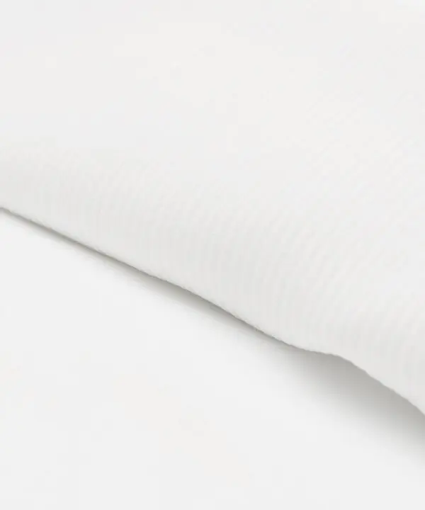 Lululemon Collared Longline Ribbed Tennis Bra - White