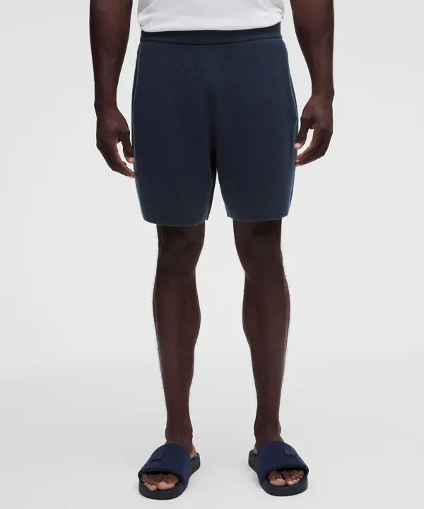 Lululemon Cotton-blend Knit Short 7 - True Navy