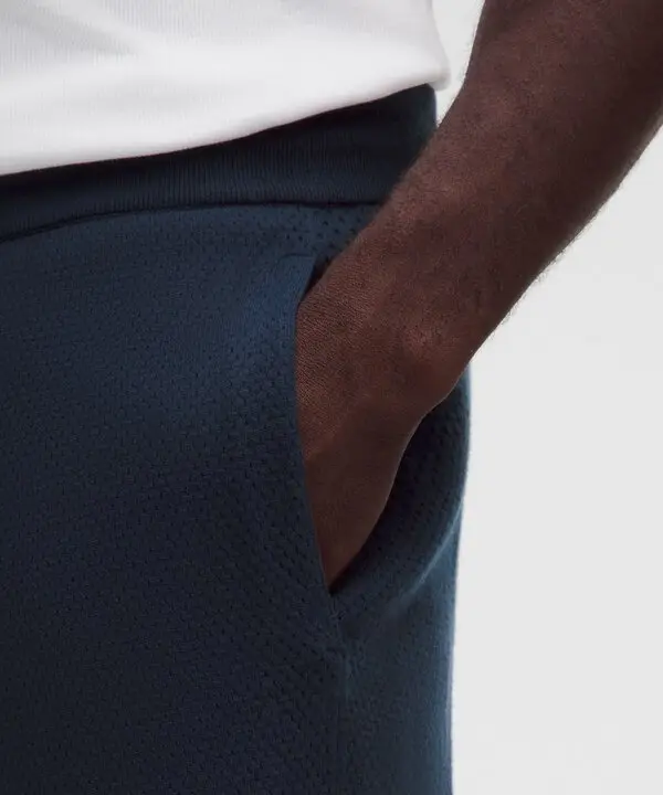 Lululemon Cotton-blend Knit Short 7 - True Navy