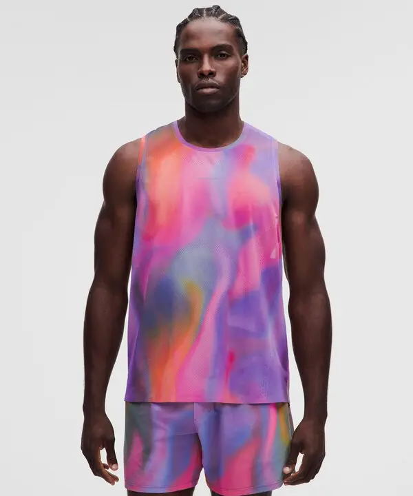 Lululemon Fast And Free Singlet - Speed Glow Multi