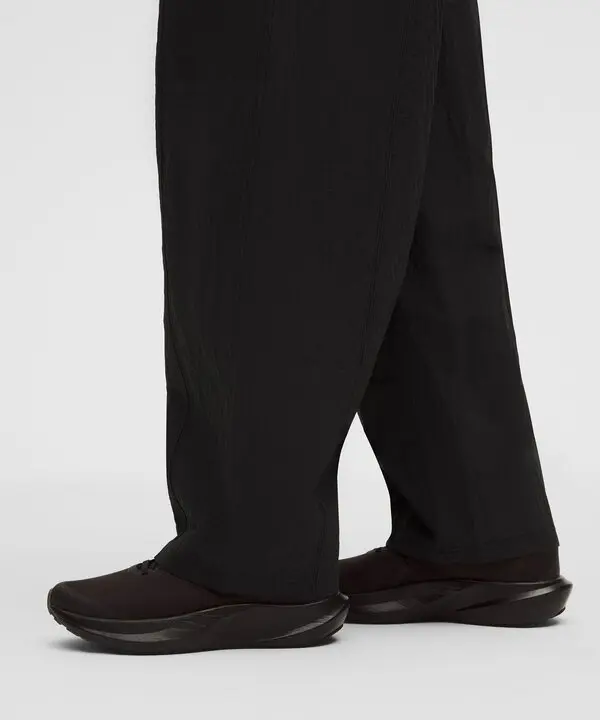 Lululemon Crinkle Nylon Mid-rise Barrel-leg Pant - Black