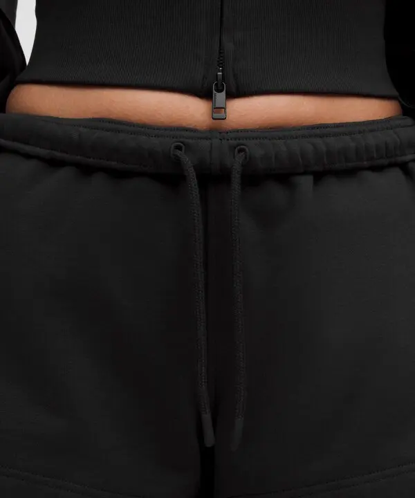 Lululemon French Terry Mid-rise 3.5" Short - Black
