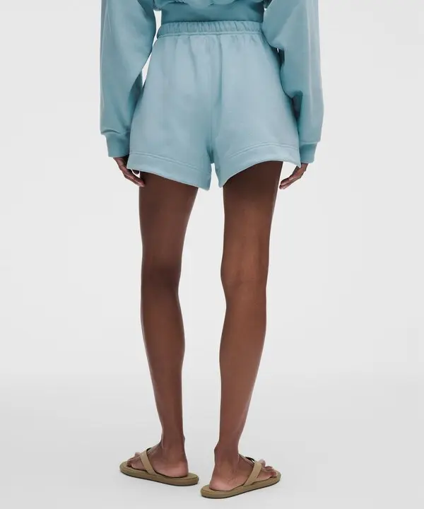 Lululemon French Terry Mid-rise Short 3.5 - Seafoam