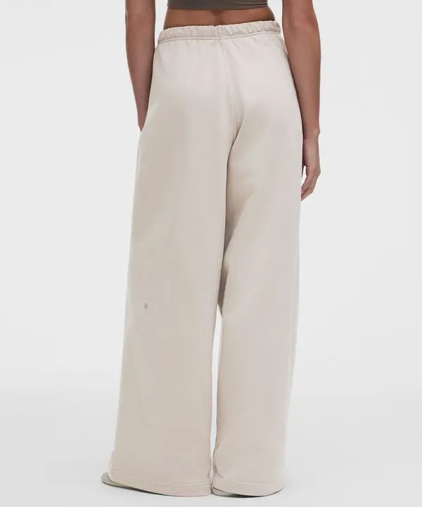 Lululemon French Terry Mid-rise Wide-leg Pants - Downtown Tan
