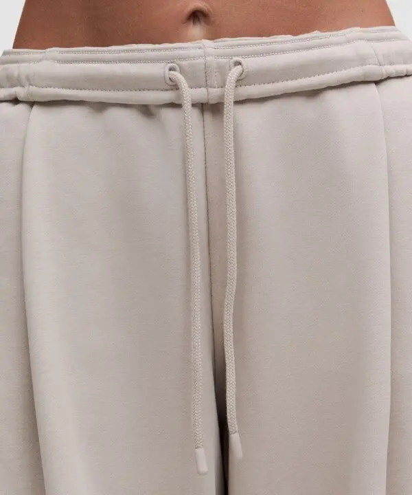 Lululemon French Terry Mid-rise Wide-leg Pants - Downtown Tan