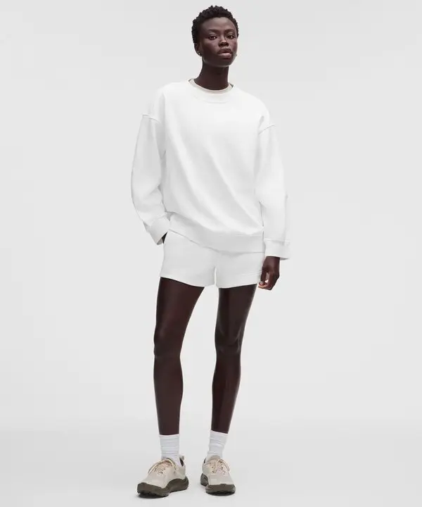 Lululemon French Terry Oversized Crewneck Sweatshirt - White