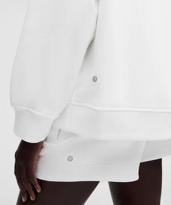 Lululemon French Terry Oversized Crewneck Sweatshirt - White
