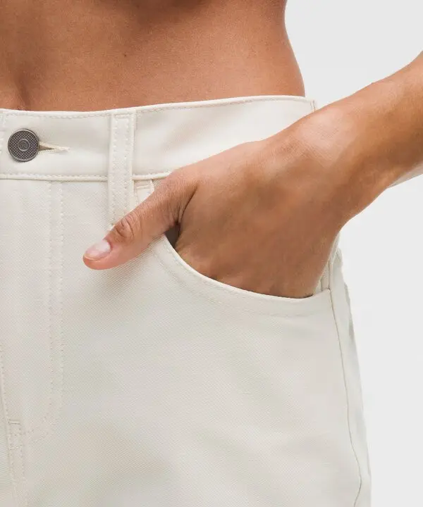 Lululemon Easyfive High-rise Subtle-flare Pant - Light Ivory