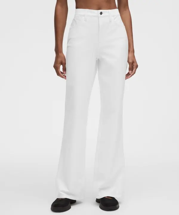 Lululemon Easyfive High-rise Subtle-flare Pant - White