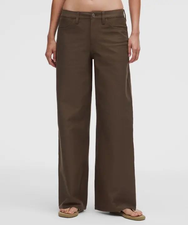 Lululemon Easyfive Low-rise Classic Wide-leg Pant