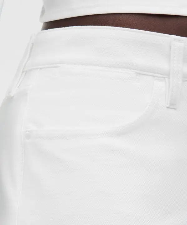 Lululemon Easy Five Low-rise Classic Wide-leg Pant - White