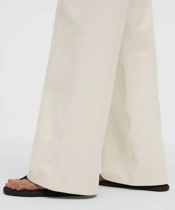 Lululemon Easyfive Low-rise Classic Wide-leg Pant - Light Ivory