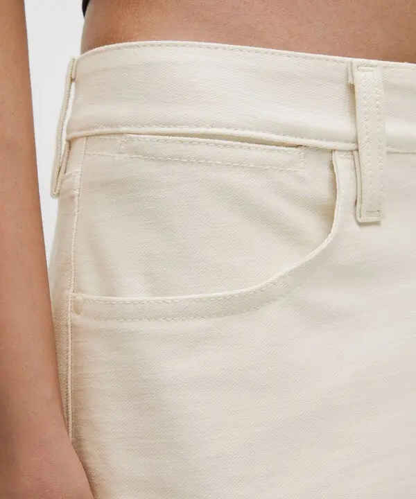 Lululemon Easyfive Low-rise Classic Wide-leg Pant - Light Ivory