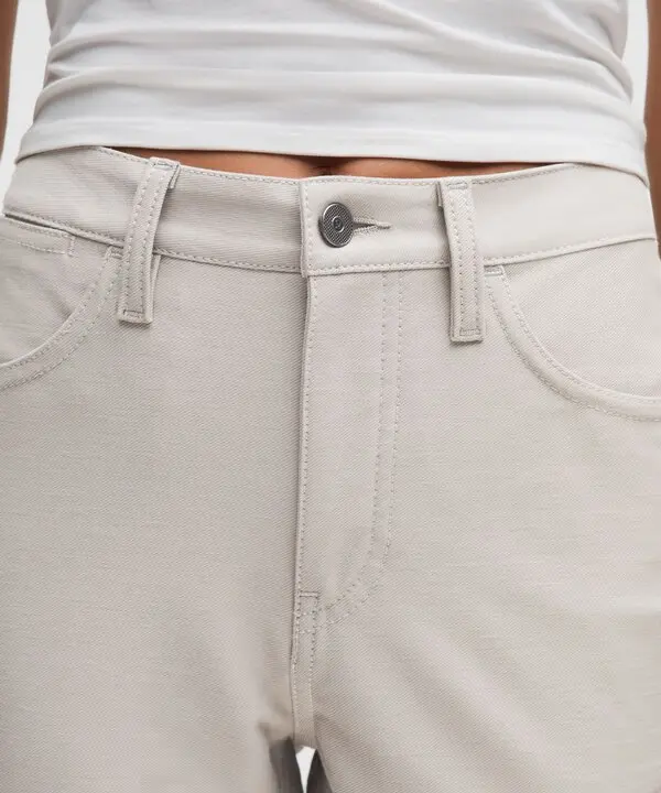 Lululemon Easy Five Mid-rise Relaxed-straight Pant - Downtown Tan