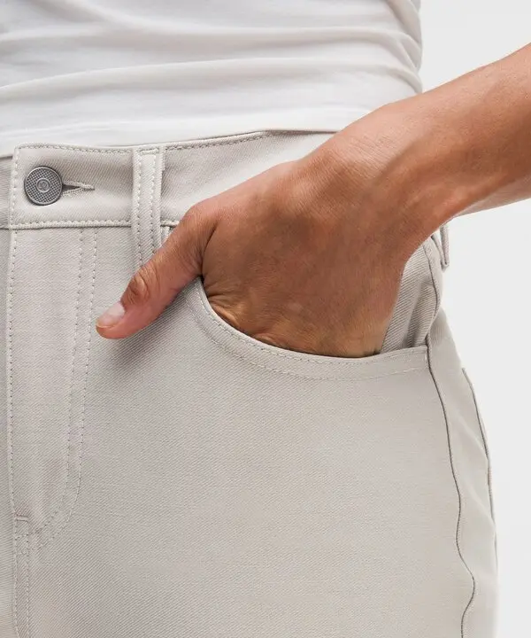 Lululemon Easy Five Mid-rise Relaxed-straight Pant - Downtown Tan