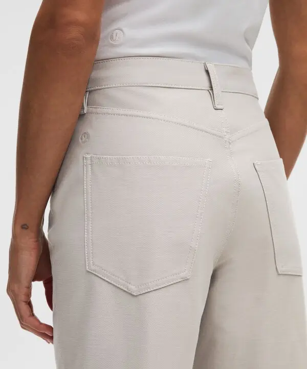 Lululemon Easy Five Mid-rise Relaxed-straight Pant - Downtown Tan